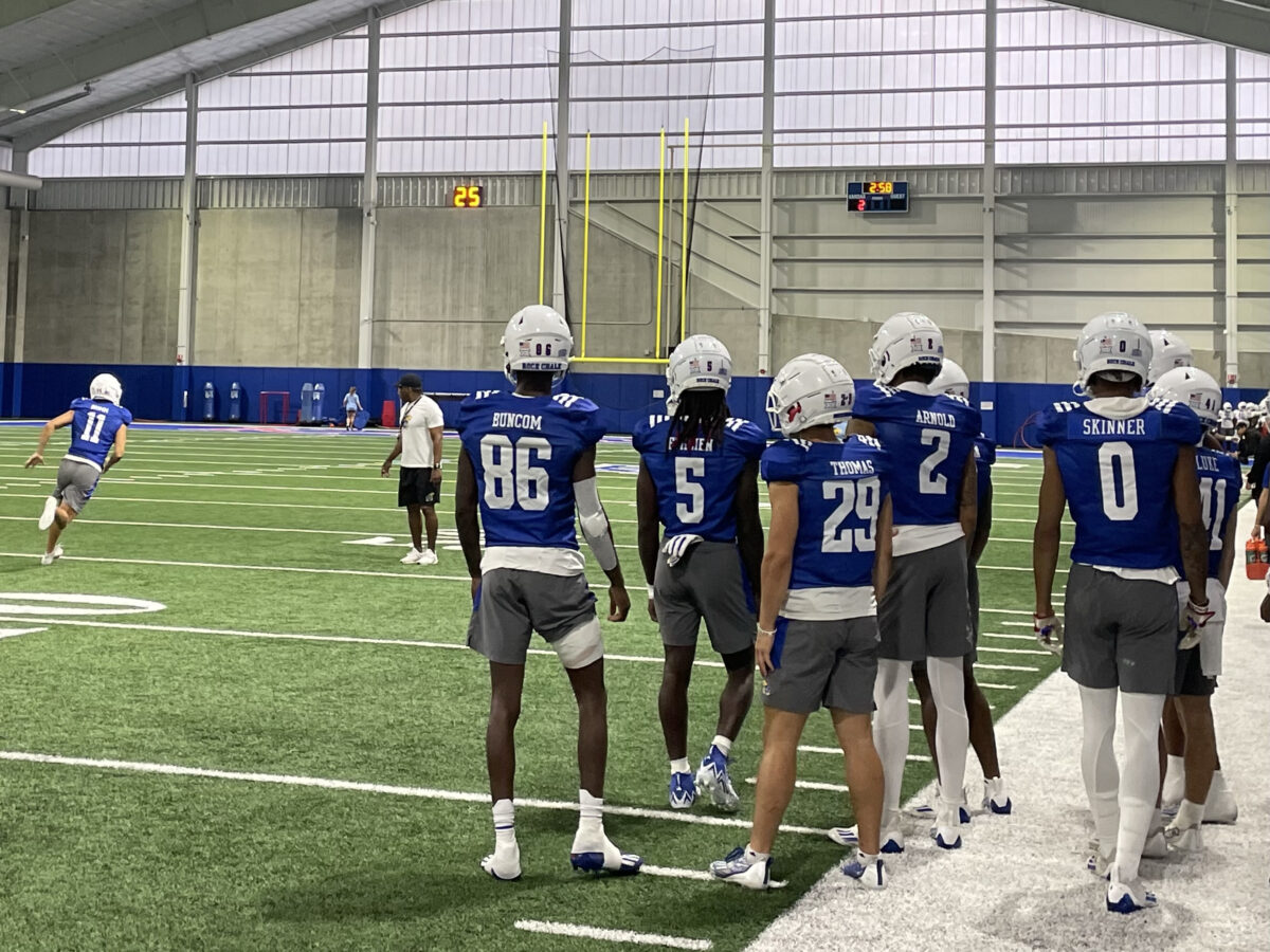 KU wide receivers training to get the most out of every catch - KU Sports